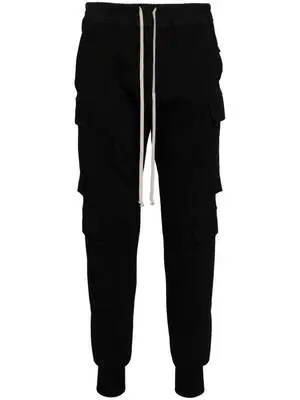 Rick Owens Mastodon Cargo Cotton Track Pants