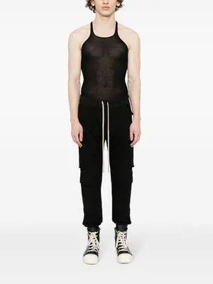 Rick Owens Mastodon Cargo Cotton Track Pants