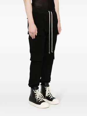 Rick Owens Mastodon Cargo Cotton Track Pants