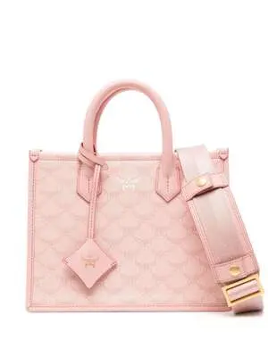 Mcm Lauretos Himmel Small Tote Bag