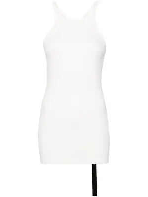 Rick Owens Racerback Cotton Tank Top - White