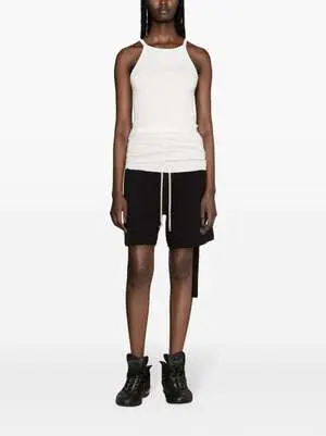 Rick Owens Racerback Cotton Tank Top - White