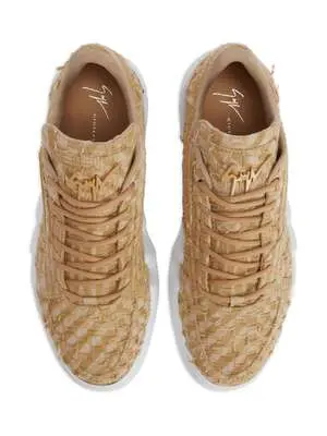 GIUSEPPE ZANOTTI Talon Lace-up Low-top Sneakers