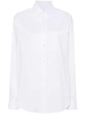 DARKPARK Anne Embroidered-logo Shirt - White