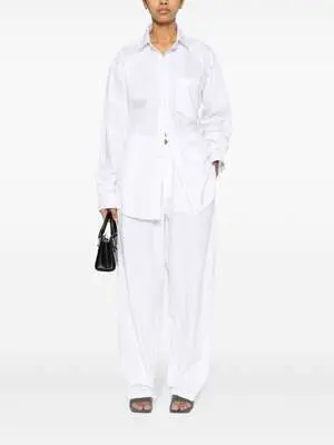 DARKPARK Anne Embroidered-logo Shirt - White