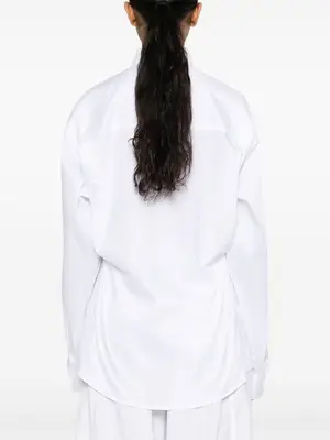 DARKPARK Anne Embroidered-logo Shirt - White