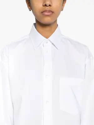 DARKPARK Anne Embroidered-logo Shirt - White