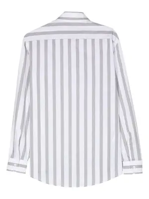Barena Venezia Striped Cotton Shirt - White