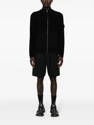 Stone Island Ghost Cargo Shorts - Black