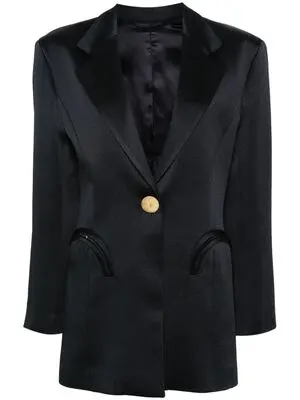 Blaze Milano Notched Lapel Blazers For Women