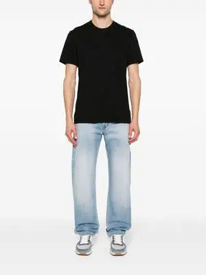 JAMES PERSE Crew-neck Cotton T-shirt - Black