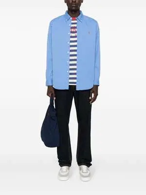 Polo Ralph Lauren Polo Pony Cotton Shirt - Blue