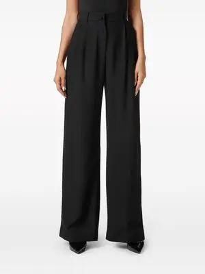 Philipp Plein High-waisted Trousers - Black