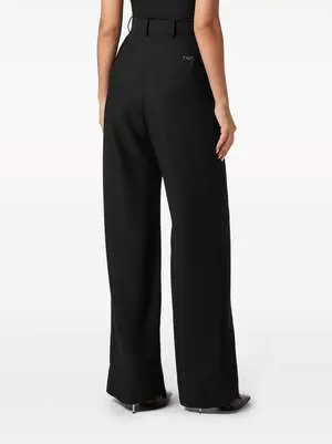 Philipp Plein High-waisted Trousers - Black