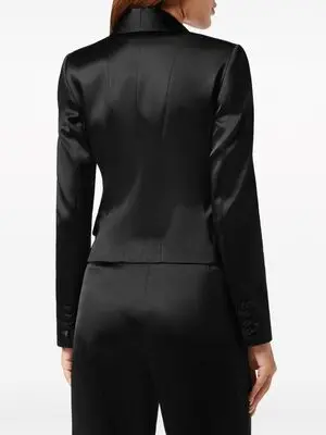 Philipp Plein Satin-finish Single-breasted Blazer