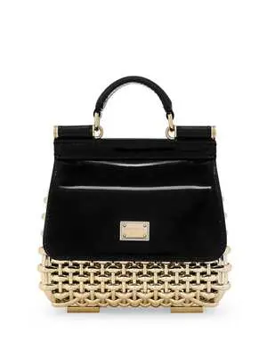 Dolce & Gabbana Mini Sicily Cage Top-handle Bag
