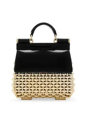 Dolce & Gabbana Mini Sicily Cage Top-handle Bag
