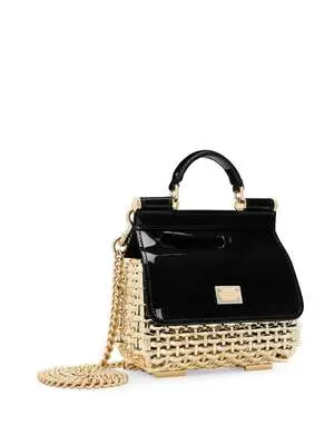 Dolce & Gabbana Mini Sicily Cage Top-handle Bag