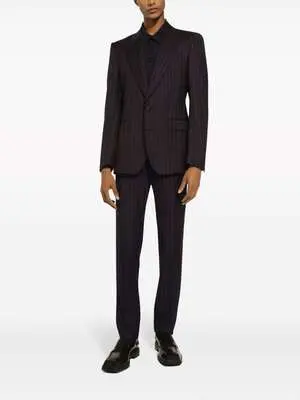 Dolce & Gabbana Striped Single-breasted Blazer