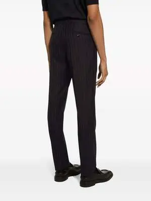 Dolce & Gabbana Pinstripe Tailored Trousers - Black