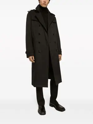 Dolce & Gabbana Belted Double-breasted Trench Coat