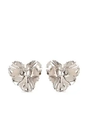 JENNIFER BEHR Pansy Stud Earrings - Silver