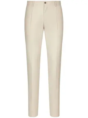 Dolce & Gabbana Tailored-cut Virgin Wool Trousers