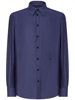 Dolce & Gabbana Long-sleeved Cotton-blend Shirt