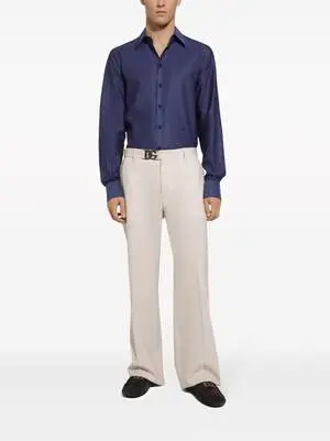Dolce & Gabbana Long-sleeved Cotton-blend Shirt