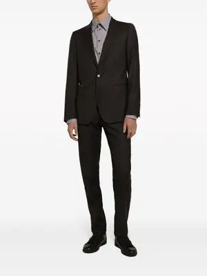 Dolce & Gabbana Long-sleeved Cotton Shirt - Grey