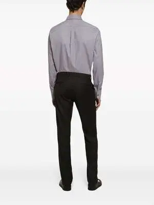 Dolce & Gabbana Long-sleeved Cotton Shirt - Grey