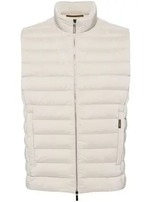MOORER Calaf-os Padded Gilet - Neutrals