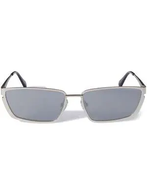 Off-White Richfield Rectangle-frame Sunglasses - Silver