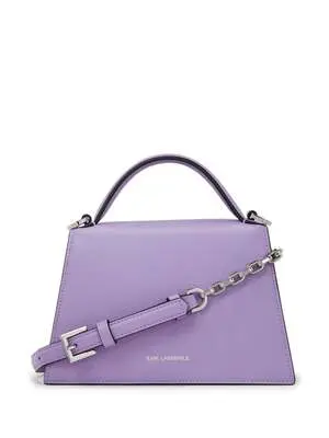 Karl Lagerfeld Signature Leather Crossbody Bag
