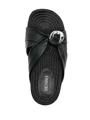 Senso Irina Buckle-detail Flat Sandals
