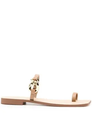 Senso Gold Tone Sandals For Women