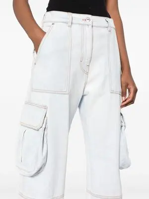 MSGM Mid-rise Straight-leg Jeans