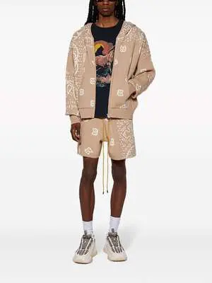Rhude Bandana-print Knit Shorts