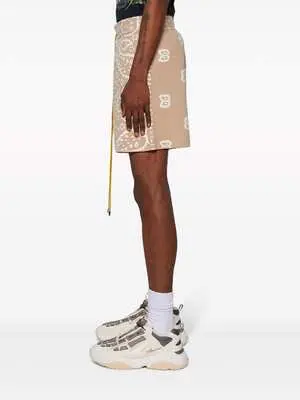 Rhude Bandana-print Knit Shorts