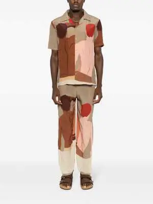 AMIR SLAMA Graphic-print Silk Shirt