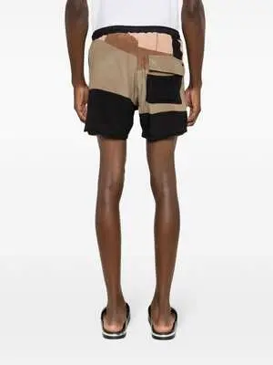 AMIR SLAMA Graphic-print Silk Shorts