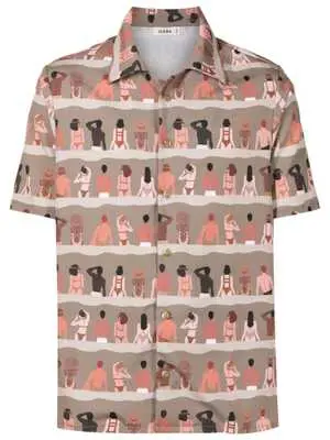 AMIR SLAMA Graphic-print Shirt