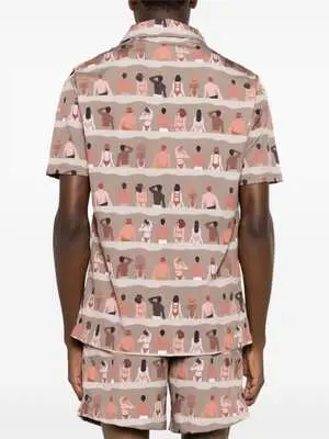 AMIR SLAMA Graphic-print Shirt