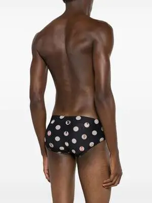 AMIR SLAMA Graphic-print Swim Trunks