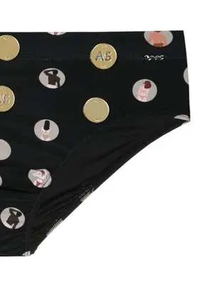 AMIR SLAMA Graphic-print Swim Trunks
