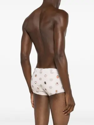 AMIR SLAMA Graphic-print Swim Trunks