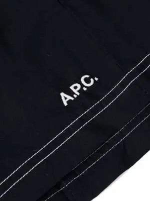 A.p.c. Logo-embroidered Swim Shorts
