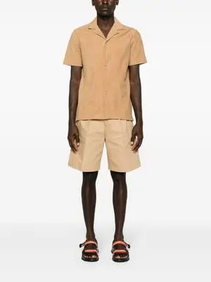 Orlebar Brown Howell Towelling-finish Shirt - Neutrals