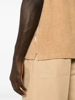 Orlebar Brown Howell Towelling-finish Shirt - Neutrals