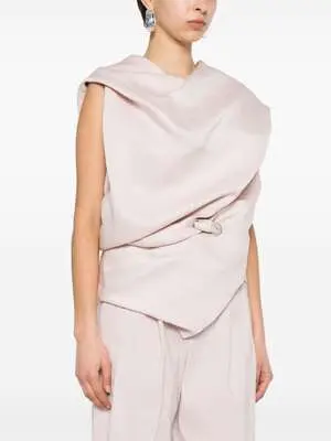 Issey Miyake Sleeveless Draped Top